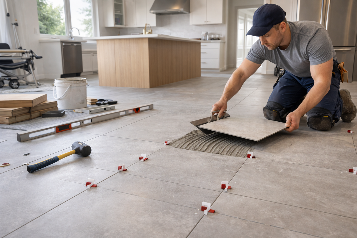Tile edges and transitions: trims, profiles, finishes